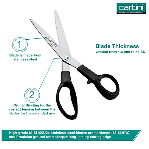Buy Cartini Scissors All Purpose 1 Pc Pouch Online at the Best Price of ...