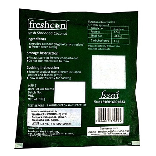 Buy Freshcon Coconut Shredded 100 Gm Online at the Best Price of Rs 40 ...