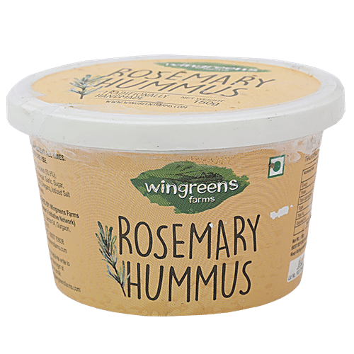 Buy Wingreens Farms Hummus Rosemary 150 Gm Online At Best Price of Rs ...