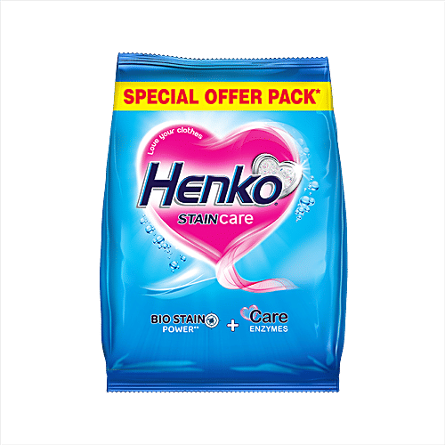 Buy Henko Detergent Powder Stain Champion 500 Gm Pouch Online At Best ...