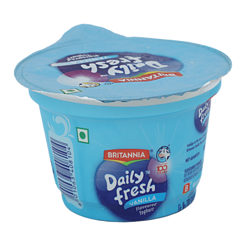 Buy Britannia Daily Fresh - Yogurt (Vanilla) 100 gm Cup Online at Best ...