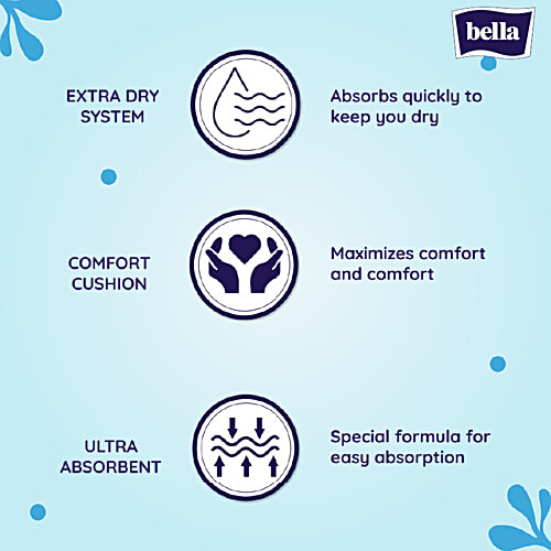 Buy Bella Classic Sanitary Pads Regular Soft Wings 8 Pcs Online At Best ...