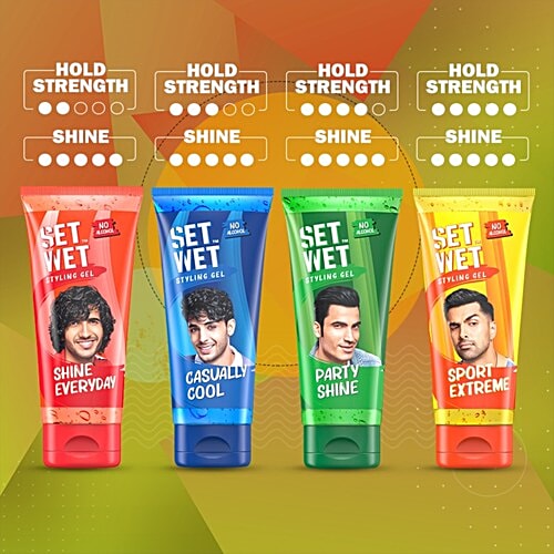 Buy Set Wet Style Hair Gel Wet Look 50 Ml Tube Online At Best Price of ...