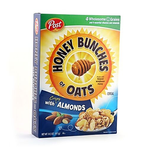 Buy Post Selects Cereal Honey Bunches Of Oats Almonds 411 Gm Carton ...
