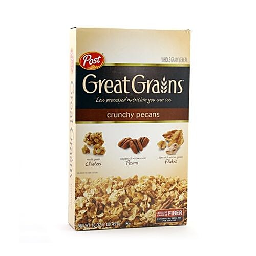 Buy Post Selects Great Grains Whole Grain Cereal With Crunchy Pecans ...