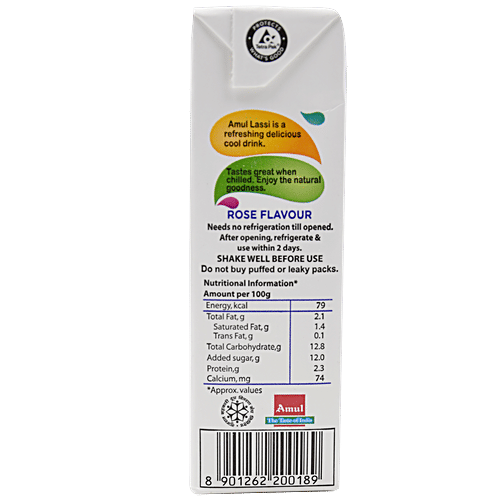 Buy Amul Lassi 200 Ml Carton Online at the Best Price of Rs 15 - bigbasket