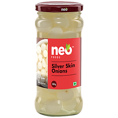 Buy Neo Onions Silver Skin 350 Gm Jar Online At Best Price of Rs 135 ...