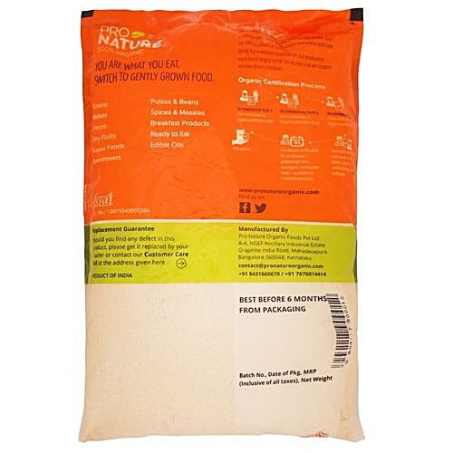 Buy Pro Nature Organic Atta Whole Wheat 1 Kg Pouch Online At Best Price ...