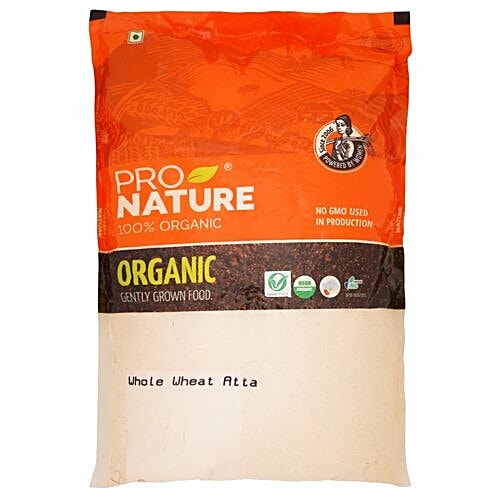 Buy Pro Nature Organic Atta Whole Wheat 1 Kg Pouch Online At Best Price ...