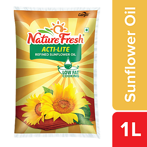 Buy Nature Fresh Sunflower Oil Acti Lite Refined 1 Ltr Pouch Online at ...