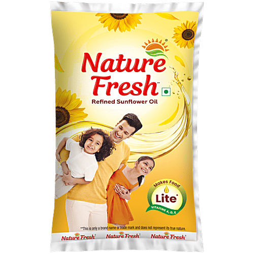 Buy Nature Fresh Sunflower Oil Acti Lite Refined 1 Ltr Pouch Online at ...