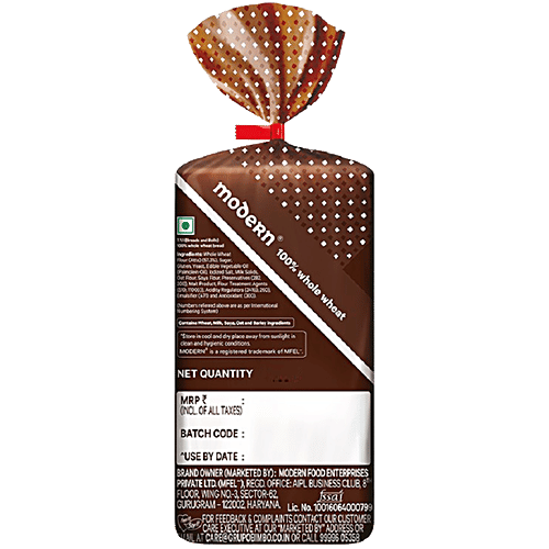 Buy MODERN 100% Whole Wheat Bread Online at Best Price of Rs 49.50 ...