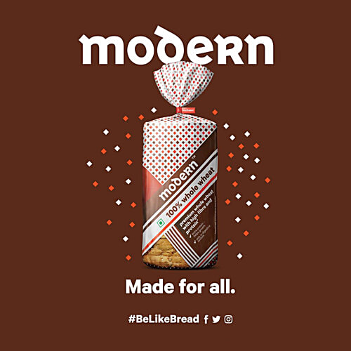 Buy MODERN 100% Whole Wheat Bread Online at Best Price of Rs 49.50 ...