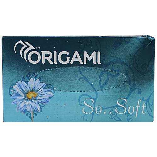 Buy Origami So Soft 2 Ply Face Tissue Box 100 Pulls Online At Best ...