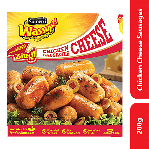 Buy Sumeru Chicken Cheese Sausages 200 Gm Pouch Online At Best Price of ...