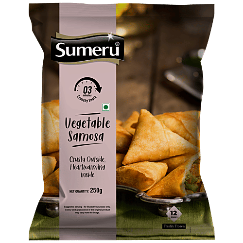 Buy sumeru Quick Snack - Vegetable Samosas Online at Best Price of Rs ...