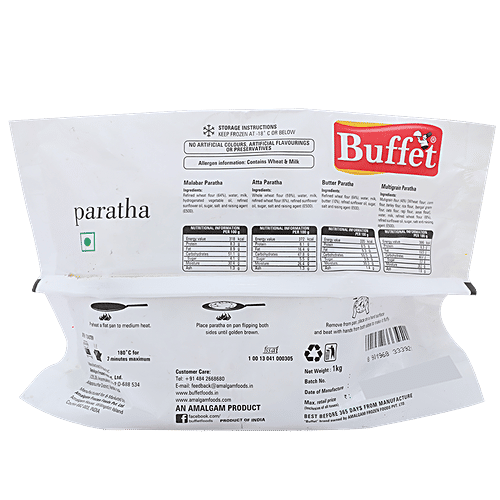 Buy Buffet Paratha Malabar 1 Kg 17 Nos Pouch Online At Best Price of Rs ...