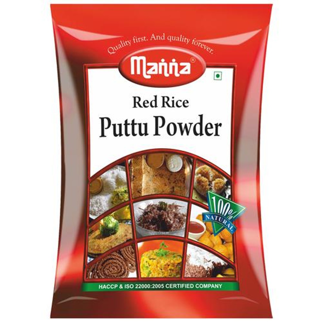 Buy Manna Puttu Powder Red Rice 500 Gm Pouch Online At Best Price of Rs ...