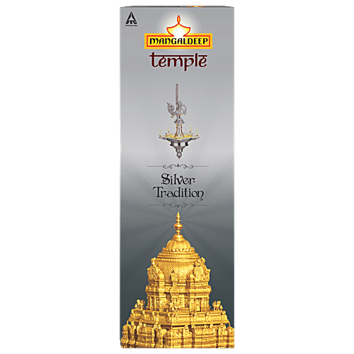 Buy Mangaldeep Puja Agarbatti Fragrance Of Temple Silver Edition 80 Pcs ...