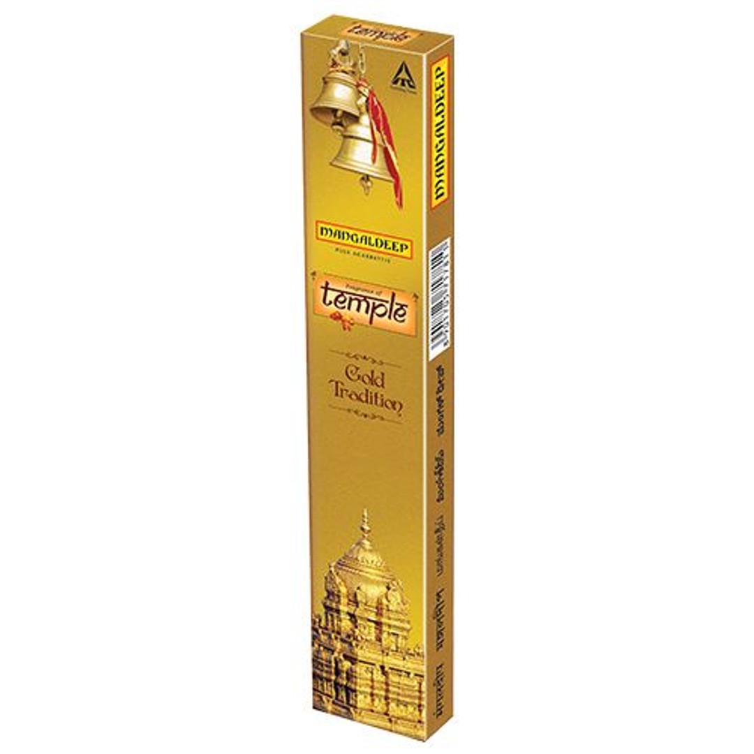 Buy Mangaldeep Puja Agarbatti Fragrance Of Temple Gold Tradition 20 Pcs ...