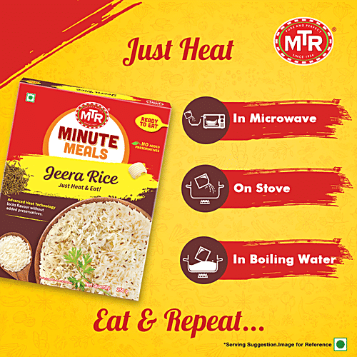 Buy MTR Ready To Eat - Jeera Rice 250 gm Carton Online at Best Price ...
