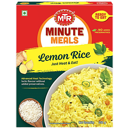 Buy Mtr Ready To Eat Lemon Rice 250 Gm Carton Online at the Best Price ...