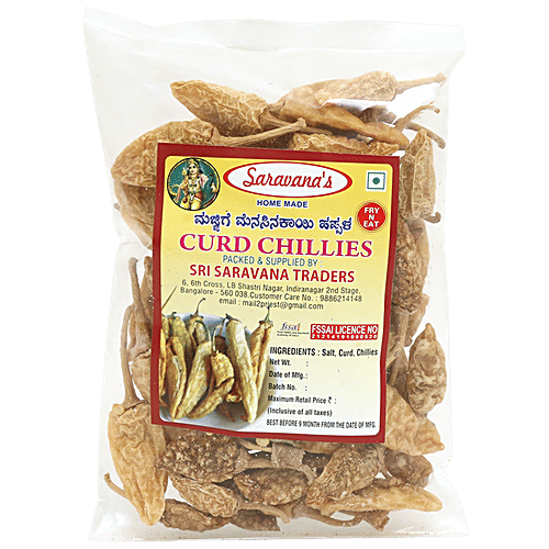 Buy Saravanas Chillies Curd 100 Gm Pouch Online At Best Price of Rs 40 ...