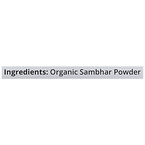 Buy Pro Nature Organic Powder Sambhar 100 Gm Pouch Online At Best Price ...
