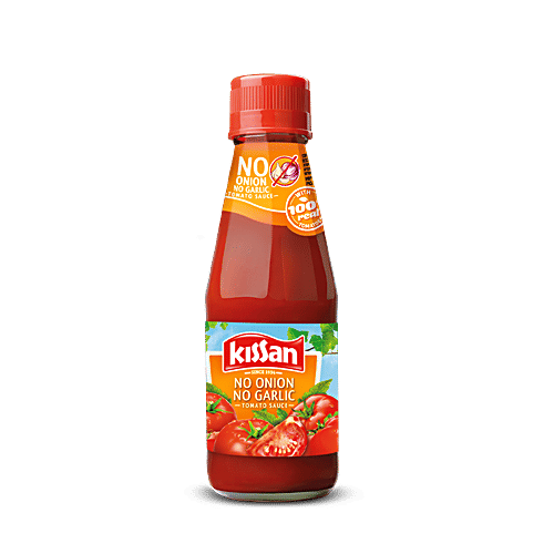 Buy Kissan Sauce No Onion No Garlic 200 Gm Bottel Online At Best Price ...