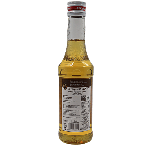 Buy Monin Syrup - Vanille Flavored 250 ml Bottle Online at Best Price ...