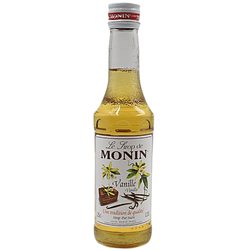 Buy Monin Syrup - Vanille Flavored 250 ml Bottle Online at Best Price ...