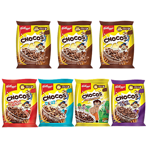 Buy Kelloggs Chocos Variety Pack 156 Gm Pouch Online At Best Price of ...