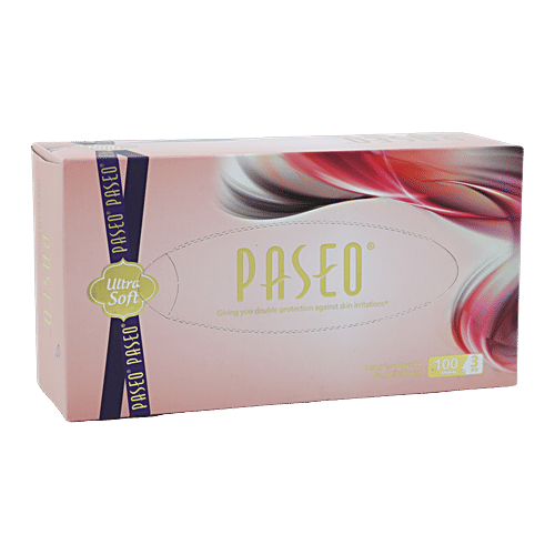 Buy Paseo Paseo Facial Tissue - Ultra Soft Luxurious Softness 3Ply 100 ...