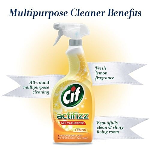 Buy Cif Multipurpose Cleaner - Actifizz Lemon 700 ml Online at Best ...