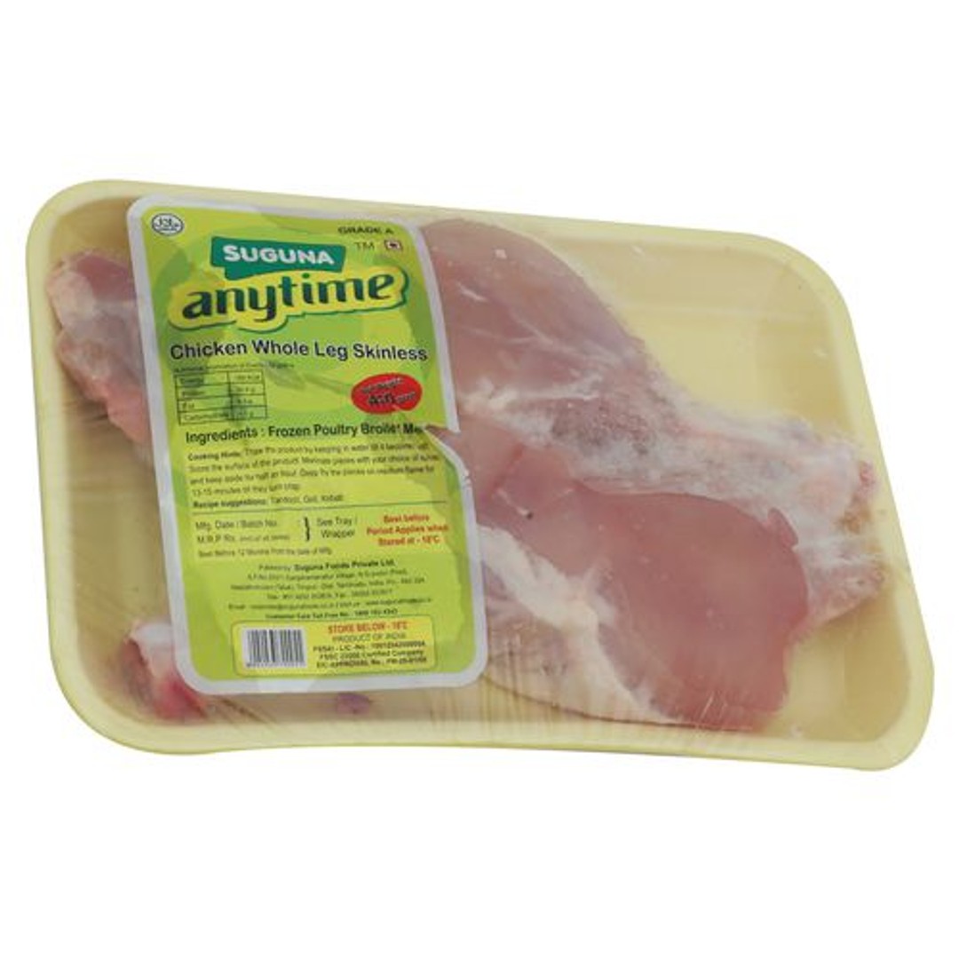 Buy Suguna Anytime Chicken Whole Leg Skinless 450 Gm Carton Online At ...