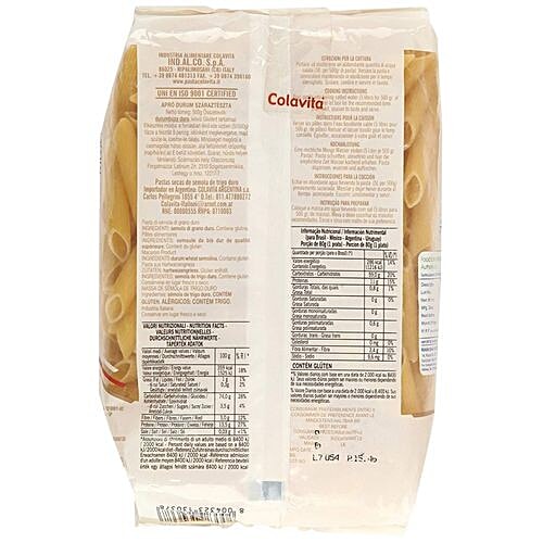 Buy Colavita Penne Rigate - 37B 500 gm Pouch Online at Best Price. of ...