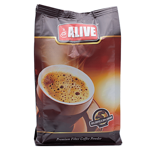 Buy Alive Coffee Powder Premium Filter 500 Gm Pouch Online at the Best ...