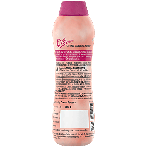Buy Eva Perfumed Talc Sweet Exotic Rose 100 Gm Online at the Best Price ...