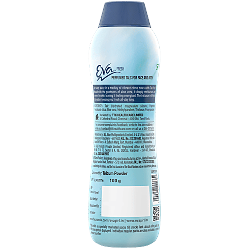 Buy Eva Perfumed Talc Fresh Flower Shower 100 Gm Online at the Best ...