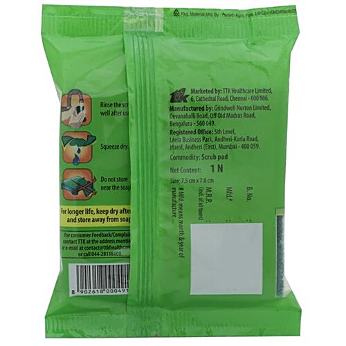 Buy Good Home Scrub Pad - 2 In 1 (Sponge+Scrub Pad) 1 pc Online at Best ...