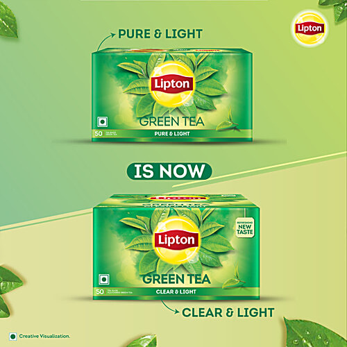 Buy Lipton Green Tea Bags Pure Light 100 Pcs Online At Best Price of Rs ...