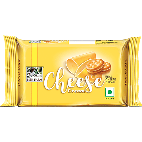 Buy Bisk Farm Biscuits Cheese Cream 150 Gm Pouch Online At Best Price ...