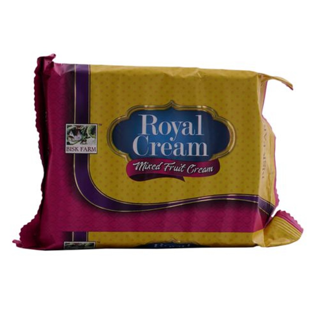 Buy Bisk Farm My Favourite Royal Cream Mixed Fruit Flavour 150 Gm Pouch ...