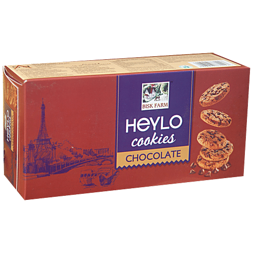 Buy Bisk Farm Heylo Cookies - Chocolate 75 gm Carton Online at Best ...