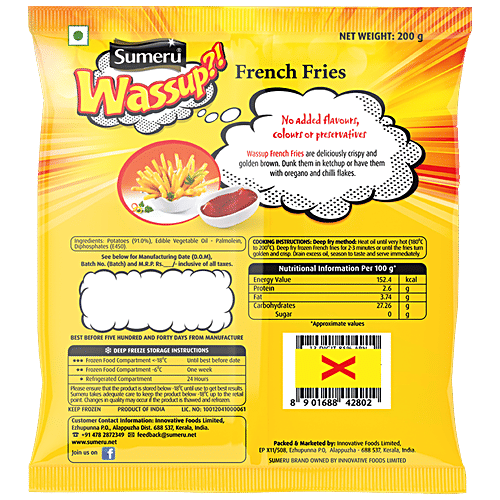 Buy Sumeru French Fries 200 Gm Online at the Best Price of Rs 75 ...