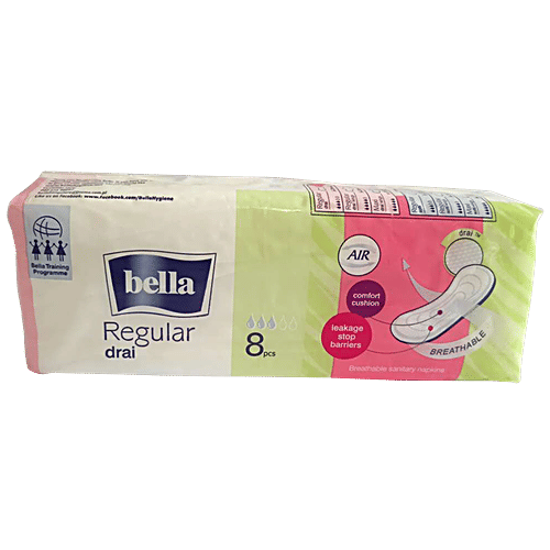 Buy Bella Classic Sanitary Napkins Regular Drai 8 Pcs Online At Best ...