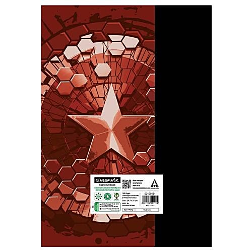 Buy Classmate Notebook - A4, Single Line, Ruled, Long 180 Pages Online ...