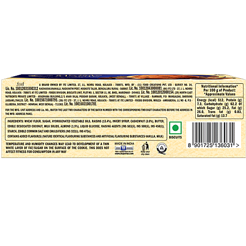 Sunfeast Mom's Magic Biscuits - Nuts & Raisins, 60 g Carton - bigbasket