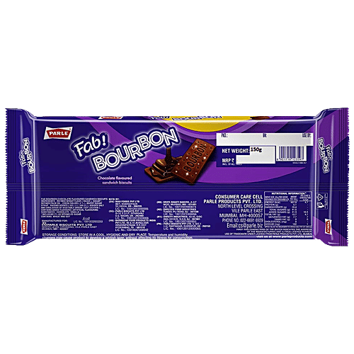 Buy Parle Fab Bourbon 150 gm Pouch Online at Best Price. of Rs 34 ...