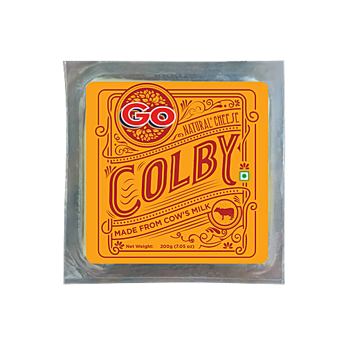 Buy Go Natural Cheese Selection - Colby 200 gm Pouch Online at Best ...